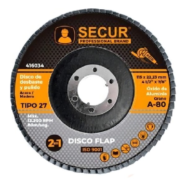 Discos Flap Profesional - Pack 10 U - Tyt - TYT Importamos Soluciones