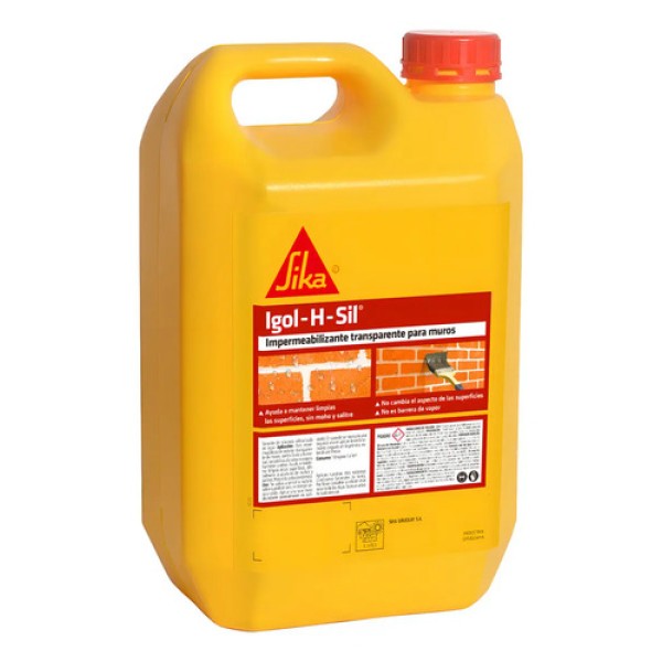 Sika Impermeabilizante Ladrillos Incoloro Igol-h-sil 5lt Brillante ...