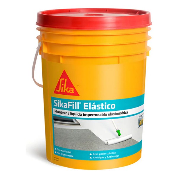 Sika Membrana Líquida 20l 20kg - Impermeabilizante Techo Color Blanco ...